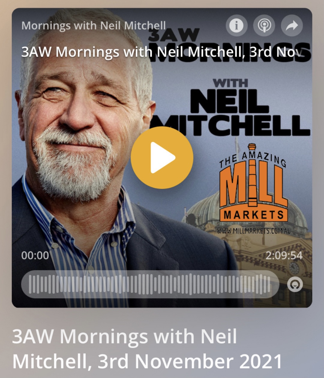 3AW Neil Mitchell & Mill Market Owner Mark Ward on Mask Rules - The ...
